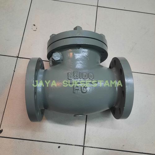 Jual Swing Check Valve Cast Iron JIS 5K 6" inch Check Valve 5K DN 150 ...