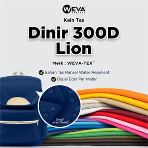 Jual BAHAN KAIN TAS DINIR 300D LION/ BAHAN TAS DOMPET/ JOK MOTOR/ BAHAN ...