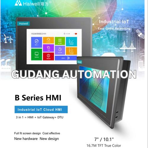 Jual IIoT Cloud HMI Haiwell B7H 7 Inchi HD Resolution - Jakarta Barat ...