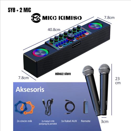Promo SY 8 SOUNDCARD DAN MIC WIRELESS BLUETOOTH KARAOKE - Kota Surabaya ...