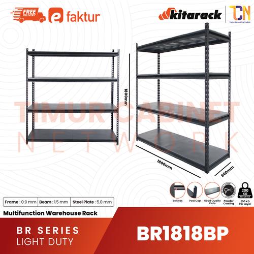 Jual Rack Gudang BR1818BP KITARACK 4 Layer Steel Panjang 1,5 Meter ...
