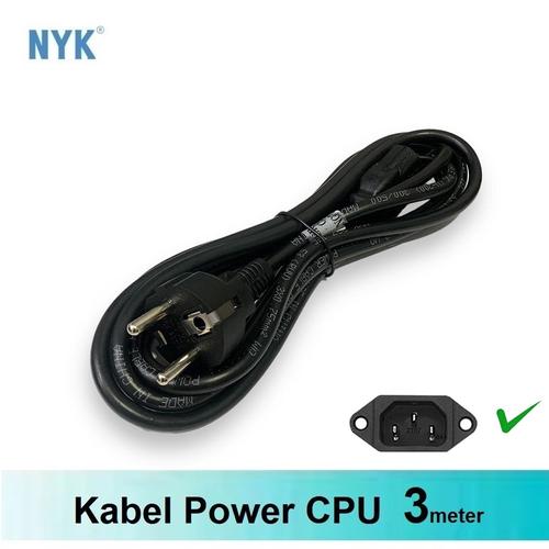 Jual Kabel Power PC - CPU Computer 3M - Jakarta Barat - Drutech | Tokopedia
