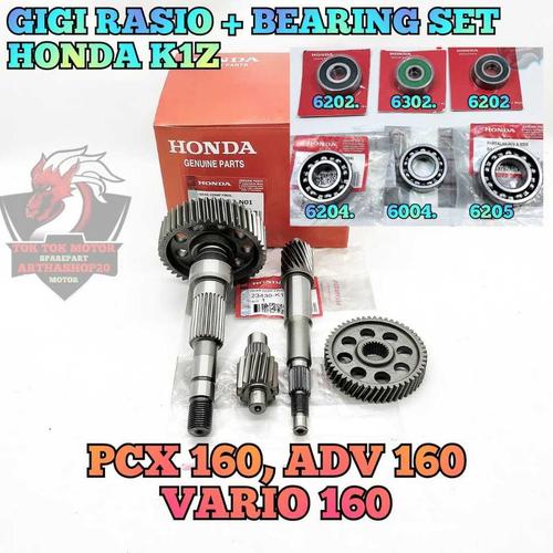 Jual Gigi Rasio Set K1Z + Bearing 6 Pcs Asli Original Motor Honda Pcx ...