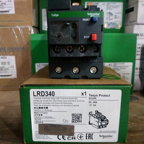 Jual overload schneider lrd340 30-40a/overload kontaktor schneider lrd ...