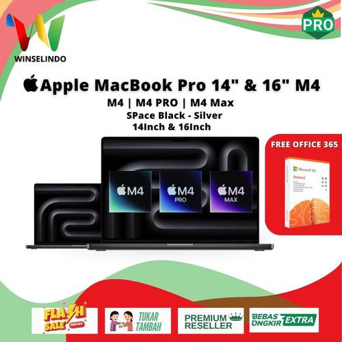 Promo Apple MacBook Pro M4 2024 16 14 Inch M4 Pro Max 512GB 1TB SSD RAM ...