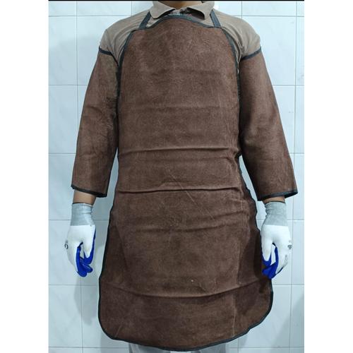 Jual Apron Las Kulit Set Safety Las Dada Lengan Celemek - Set Welding ...