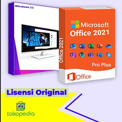 Jual Windows 11 Pro + Office 2021 Pro Plus Original Lisensi Key + DVD - lisensi saja - Jakarta ...