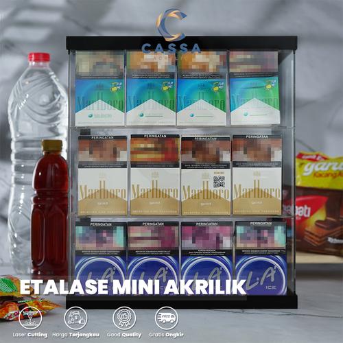 Promo Etalase Mini Akrilik Display Rak Rokok Multifungsi - Jakarta ...