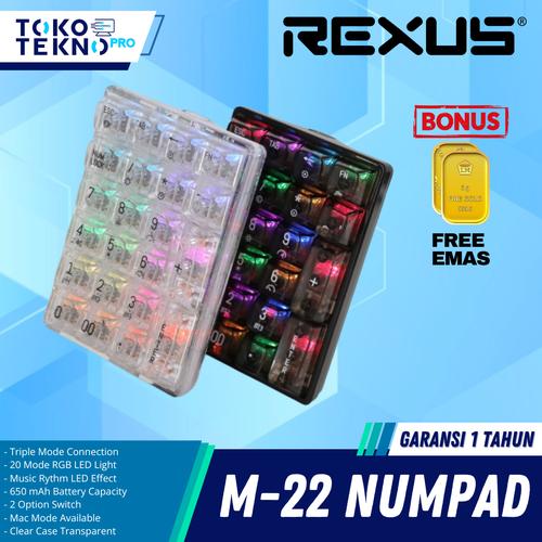 Promo Rexus Daxa M22 / M-22 Mechanical Numeric Keyboard Gaming Cicil 0% 3x - Jakarta Utara ...