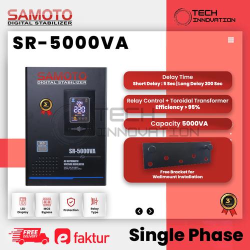 Jual SR5000 SAMOTO Relay Stabilizer 5000VA AVR Stabiliser Relay ...
