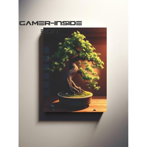 Jual HIASAN DINDING MDF MOTIF POHON BONSAI 15X20CM,WALLDECOR - Kab ...