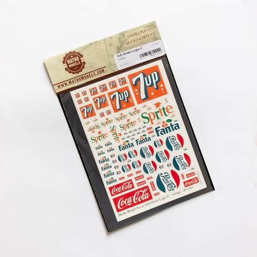 Jual Soft Drink Logos C - Vintage decal untuk diorama model kit - Kota Bengkulu ...