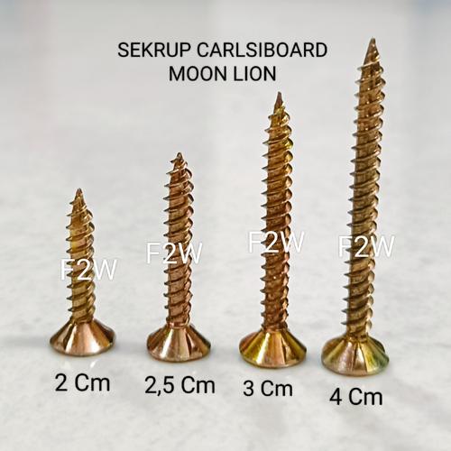 Jual SEKRUP GRC 6X1-1/4" MOON LION SKRUP KUNING CARLSIBORD KALSI BOARD ...