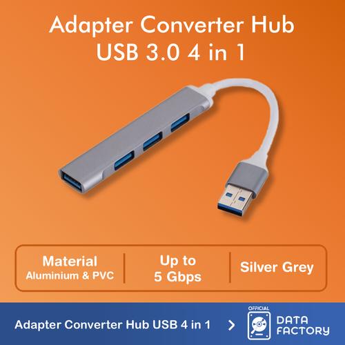 Jual Converter Hub USB 3.0 Adapter 4 in 1 OTG Slim 4 Port USB 3.0 To ...