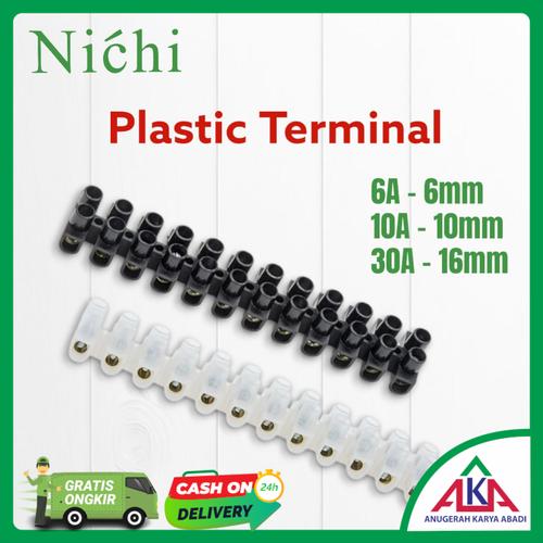 Jual Terminal Krustin NICHI Konektor Sambungan Kabel Cable Block 6 / 10 ...