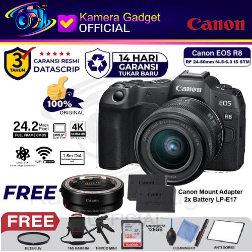 Promo Canon EOS R8 kit 24-50mm IS STM Mirrorless Digital Camera ...