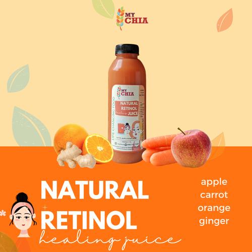 Jual Natural Retinol Healing Juice 250ml Cold Pressed Jus Awet Muda ...