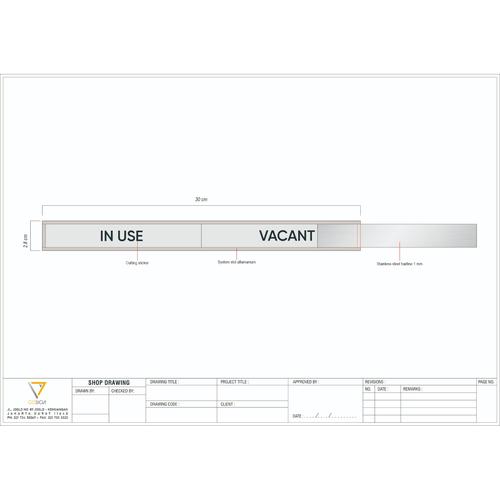 Jual Aluminum slot system ukuran 30x2.8cm - Jakarta Barat - Gosign ...