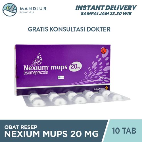 Jual Nexium Mups 20 Mg 10 Tablet / Esomeprazole / Tukak Lambung / Gastritis - Jakarta Pusat ...
