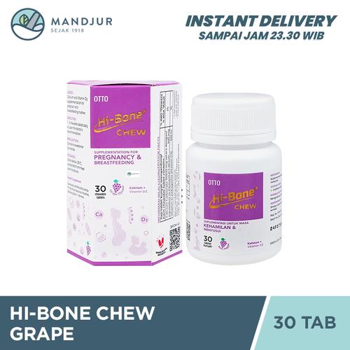 Jual Hi-Bone Chew Grape 30 Tablet - Suplemen Ibu Hamil dan Menyusui ...