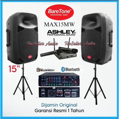 Jual Paket Sound System Karaoke Speaker 15 Inch BareTone Original ...