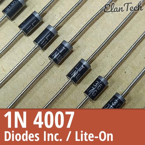 Jual 1N4007 Diode Vishay (NOS) 1N 4007 Dioda substitusi 1N4001 ElanTech ...