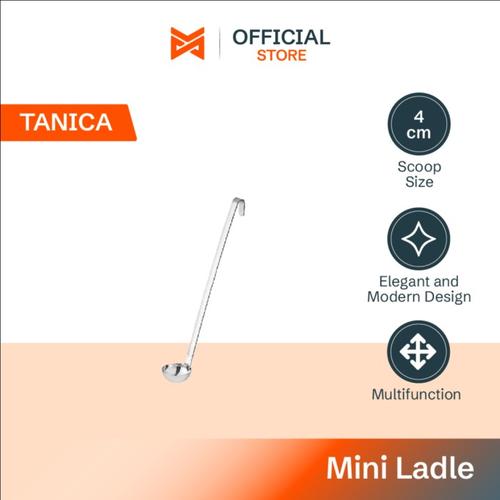 Jual Sendok Sayur Sup Kuah Tanica Midi Ladle Stainless Steel 10cc ...
