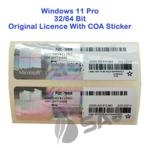 Jual Wind 11 Pro 32/64 Bit - Digital Licence With Stiker Key (COA ...