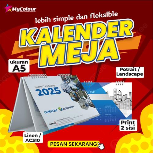 Jual Kalender meja custom | Kalender duduk custom - PORTRAIT AC310 ...