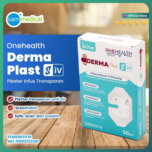 Jual One Health Dermaplast IV Dressing Non woven 6 X 8 Cm / Plester ...