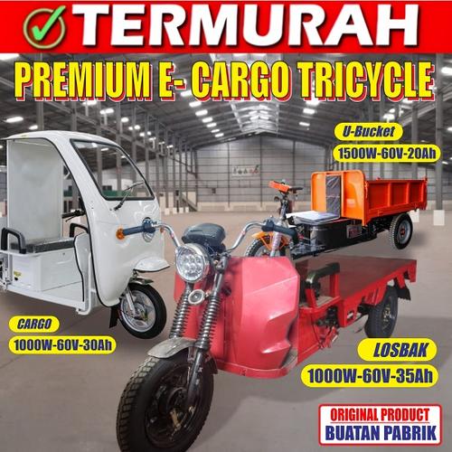 Jual PREMIUM ELECTRIC CARGO TRICYCLE / ELECTRIC CARGO TERMURAH GRADE A - E - CARGO - Jakarta ...