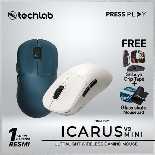 Promo Press Play ICARUS V2 Mini Ultralight Wireless Gaming Mouse by ...