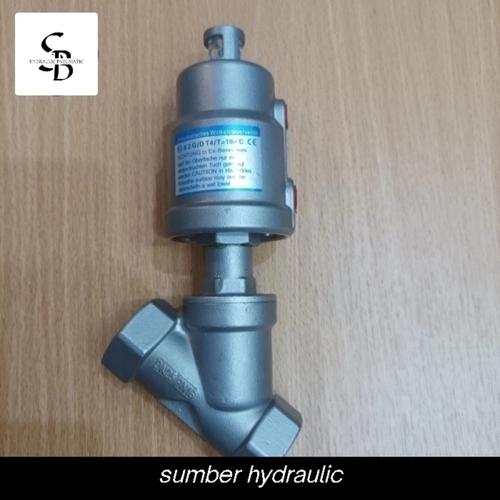 Jual 1" inch Angle Seat Valve Stainless SS316 PN16/Angle Valve Piston ...