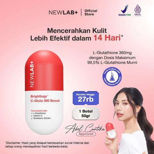 Jual Newlab+ Brightlogy C-Gluta 360 Boost Minuman Glutathione Booster ...