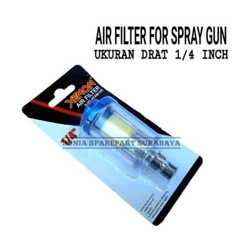 Jual Air Filter Spray Gun 1/4” Inch / Saringan Penyaring Udara Saringan ...
