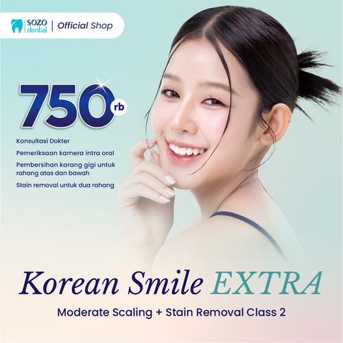 Promo Korean Smile EXTRA Package: Moderate Scaling dan Stain Removal ...