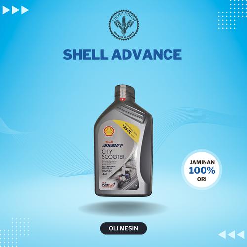 Jual Shell Advance City Scooter 10W-40 Oli Motor Shell Matic 1L ...