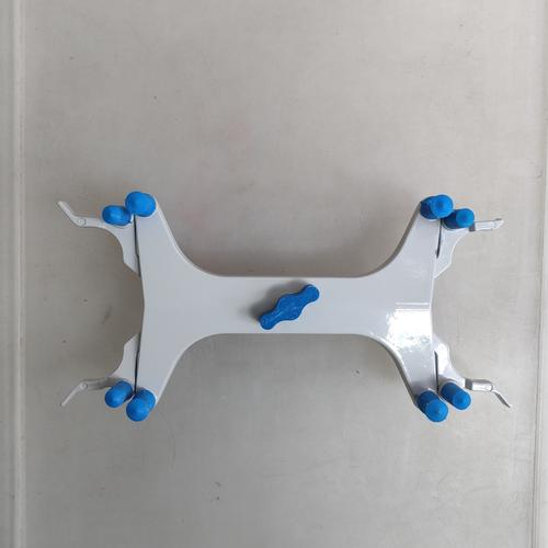 Jual klem buret ganda aluminium double doble burette clamp alat ...