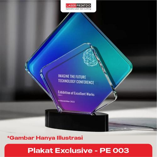 Jual Plakat Akrilik Piala Trophy Akrilik Ekslusif - Desain 3 - Kab ...