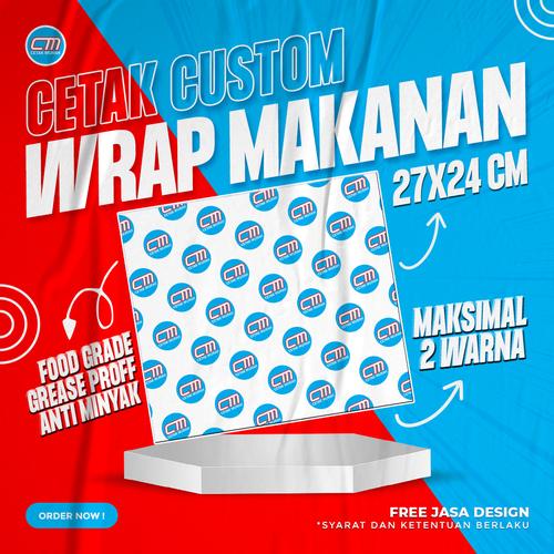 Jual KERTAS ROTI CUSTOM / KERTAS KEMASAN MAKANAN - 4RIM+ - Jakarta ...