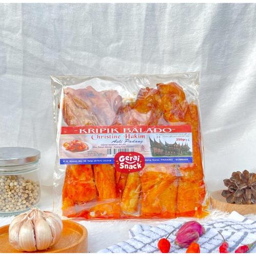 Promo Keripik Balado Christine Hakim Oleh Oleh Khas Padang 250 g ...