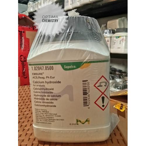Jual CALCIUM HYDROXIDE 500gr MERCK 102047 / KALSIUM HIDROKSIDA - Kab ...