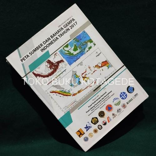 Jual Peta Sumber dan Bahaya Gempa Indonesia Tahun 2017 - Kota ...