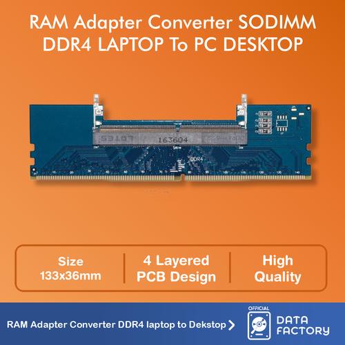 Jual RAM Adapter Converter SODIMM DDR4 LAPTOP To DIMM DDR4 PC DESKTOP ...