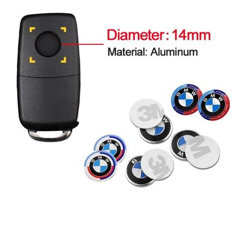 Jual Baru 11/14Mm Car Remote Key Fob Emblem Badge Radio Button Sticker ...