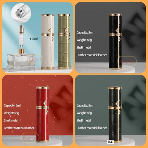 Jual Botol Spray 5 ml premium leather mini portable Sultan mewah travel ...