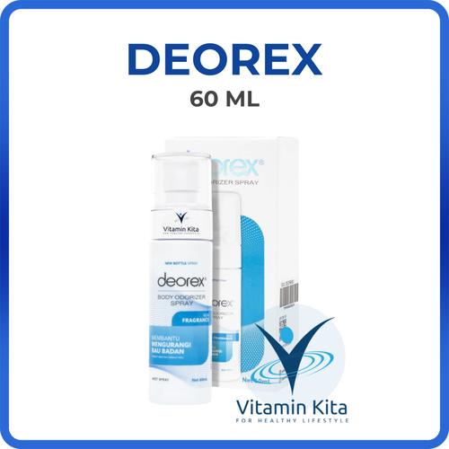 Promo Deorex Body Odorizer Spray 60 Ml BPOM | Penghilang Bau Ketiak ...