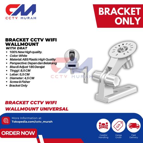 Jual BRACKET DINDING UNTUK CCTV IP CAMERA | BRACKET CAMERA 180 DERAJAT ...