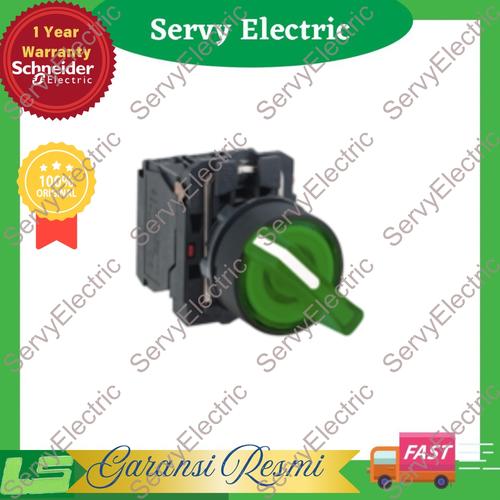 Jual Schneider Selector Switch XB5 2 Posisi 230V Hijau LED Illuminated - XB5AK123M5 - Kota ...