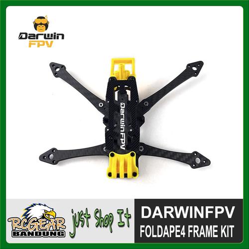 Jual DarwinFPV FoldApe4 Frame Kit for FPV Drones 4 Inch Long Range ...